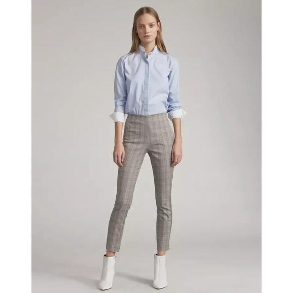 rag & bone | Pants & Jumpsuits | Rag Bone Houndstooth Simone Pant Tan Skinny Cropped High Rise ...